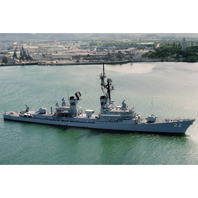 24x36 gallery poster, USS Benjamin Stoddert (DDG-22) Pearl Harbor ...
