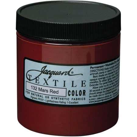 Jacquard Textile Color Fabric Paint 8Oz-Mars Red | Walmart Canada