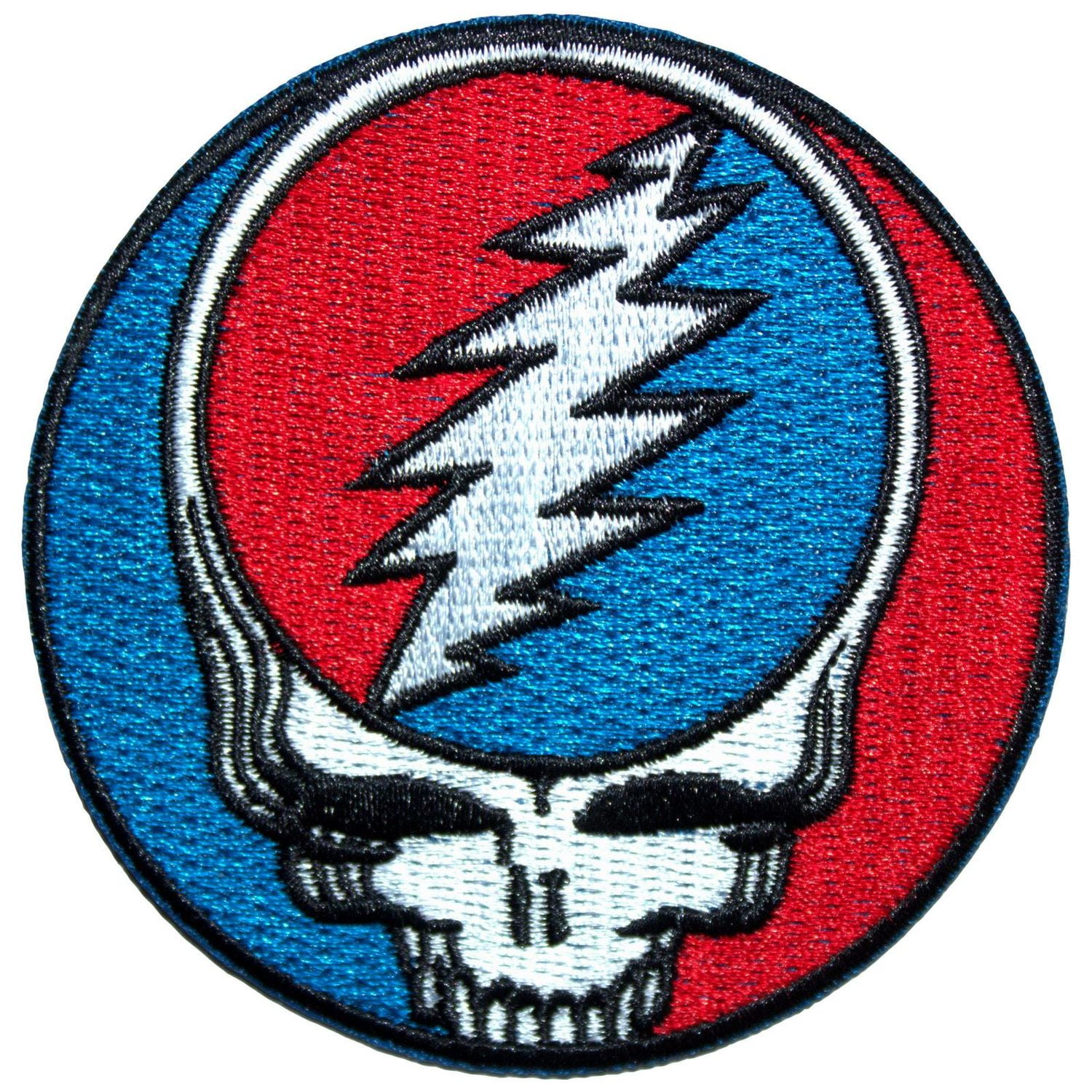 Click here for Grateful Dead Steal Your Face Classic Woven Iron O... prices