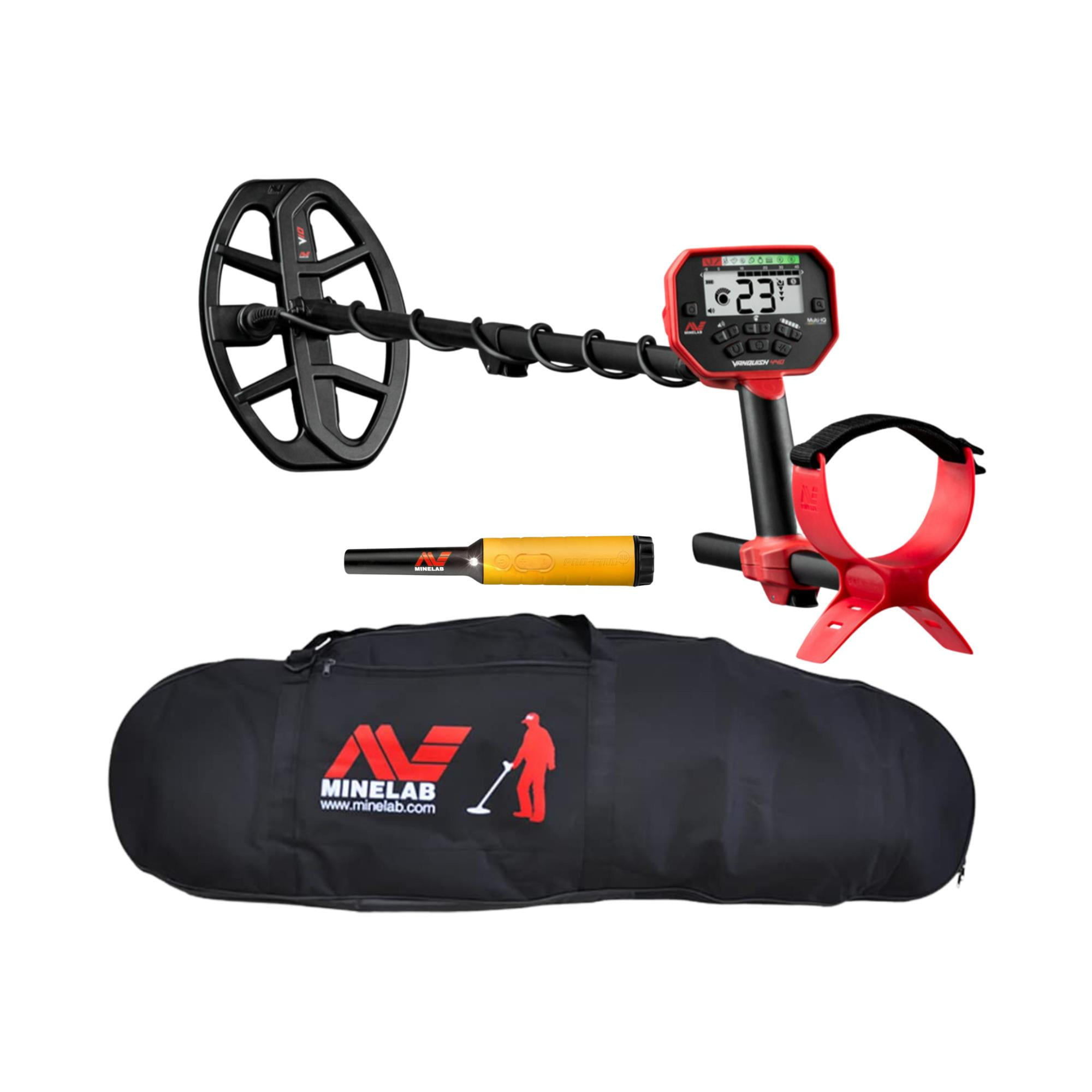 Minelab Vanquish 540 Metal Detector with Pro-Find 35 Pinpointer and ...
