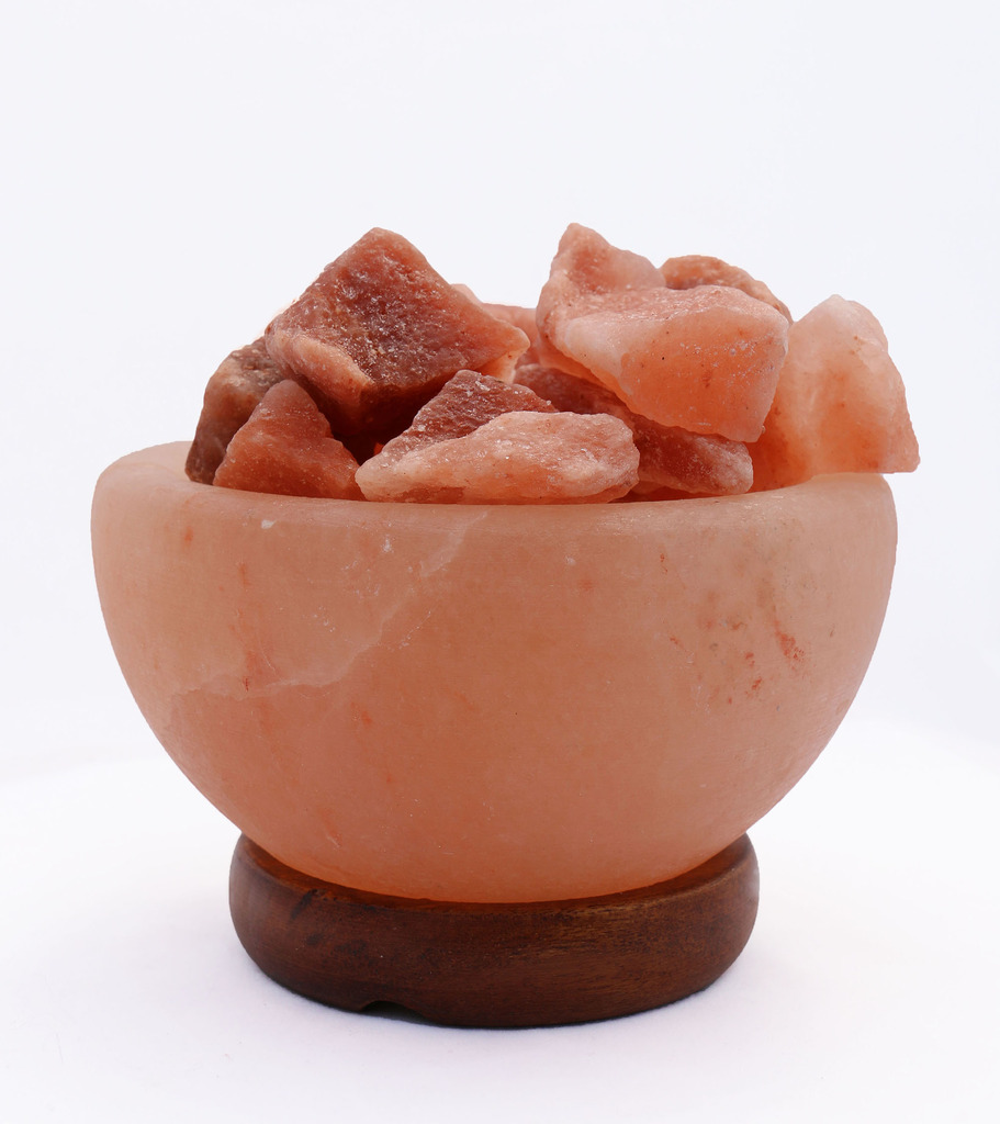 Himalayan Salt Lamp Fire Bowl with Loose Natural Rocks - Walmart.com
