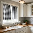 Semi Sheer Short Curtains for Basement and Coffee Bar Window Light ...