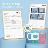 Momcozy Water Baby Teether, Silicone Cold Teething Toy for Babies 0-12 ...