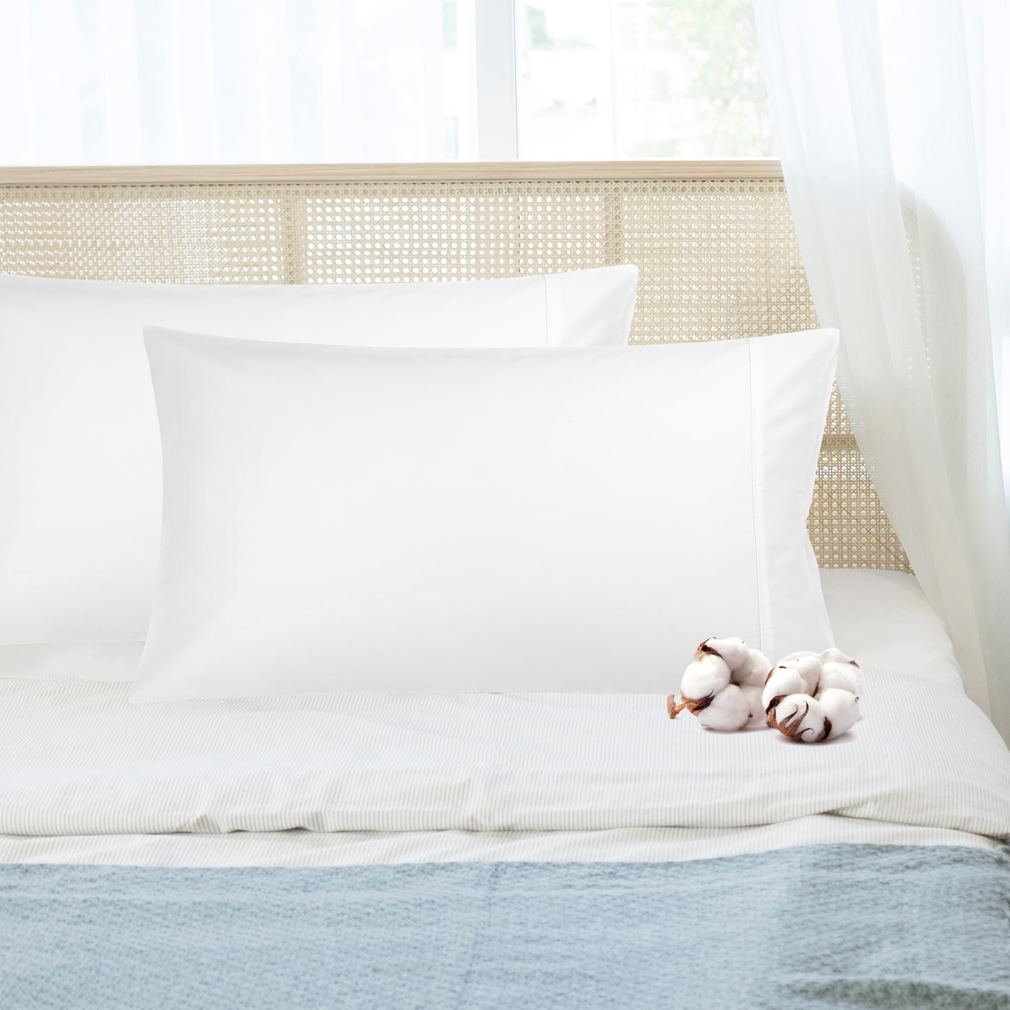 Click here for Piccocasa Pillowcase Set Of 2  Soft Cotton With Zi... prices