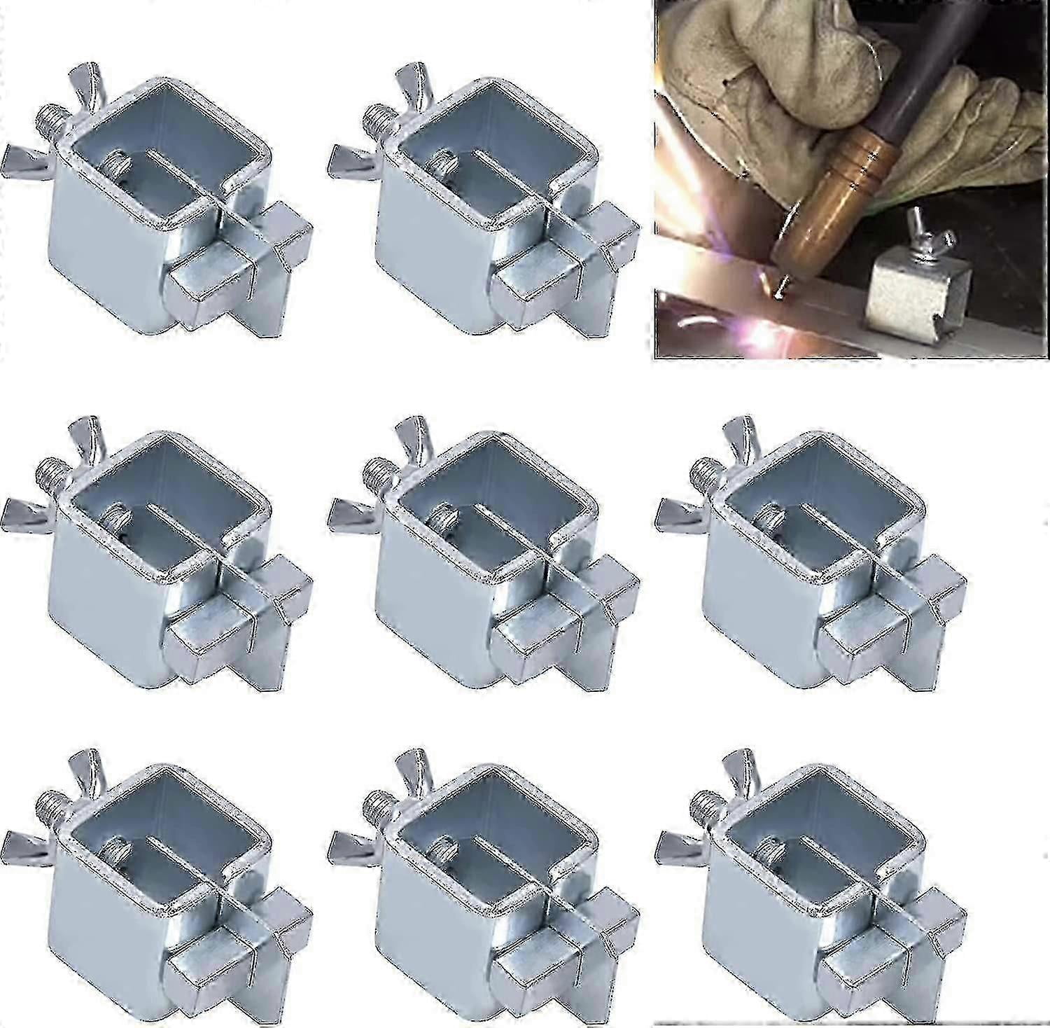 8 Pcs Sheet Metal Welding Clamps Welding Positioner Clamps Butt Welding ...