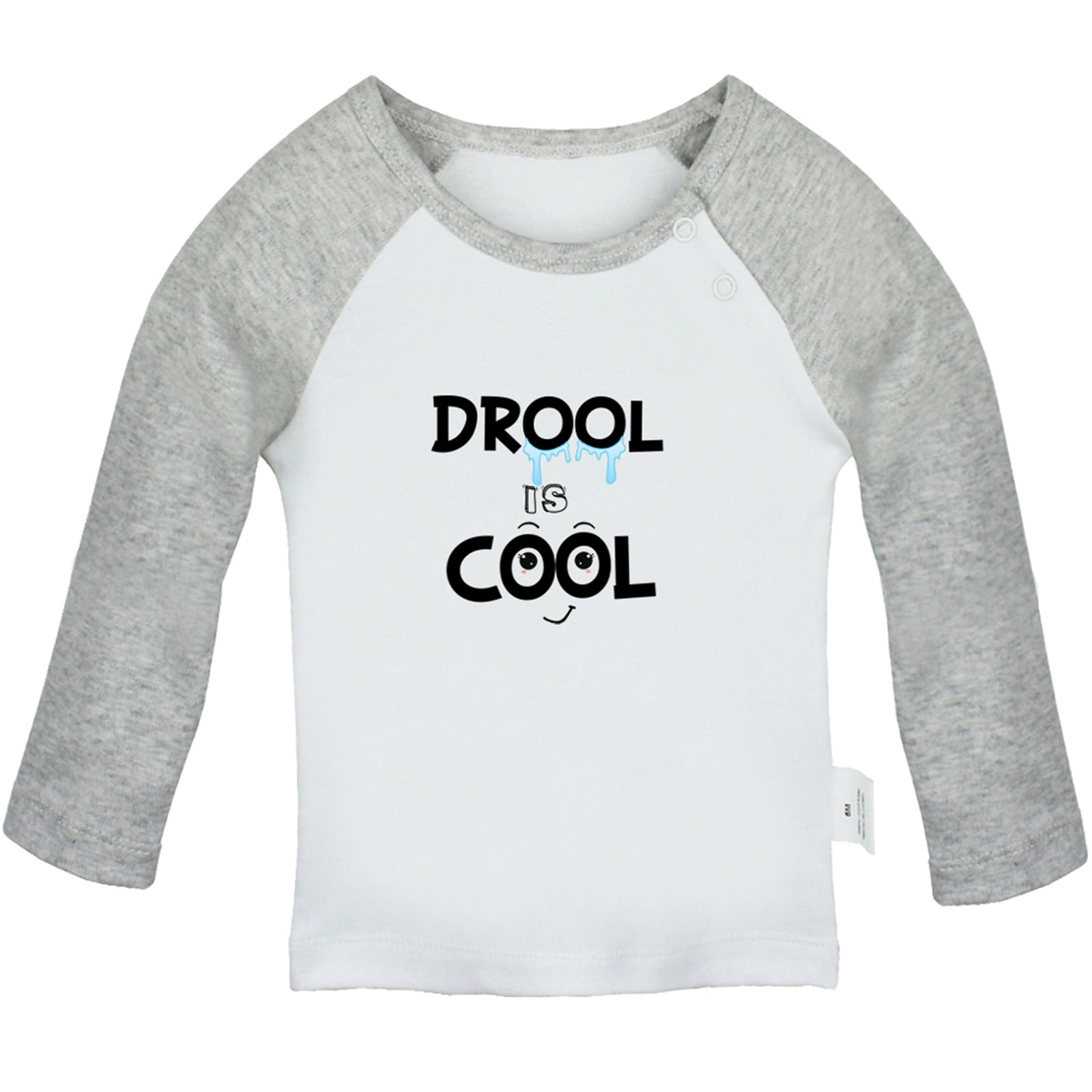 iDzn Drool is Cool Funny T shirt For Baby, Newborn Babies T-shirts ...