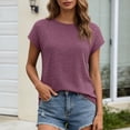 Jamsmile Women Tshirts Basic Clothes Summer Short Sleeve T Shirt Solid ...