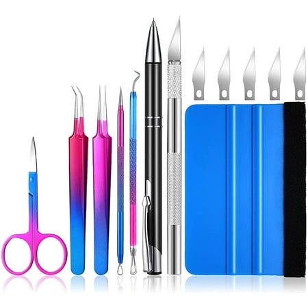 9 Pieces Craft Weeding Tools Air Release Weeding Tool Pin Pen Scraper ...