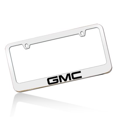 GMC Chrome Metal License Plate Frame - Walmart.com