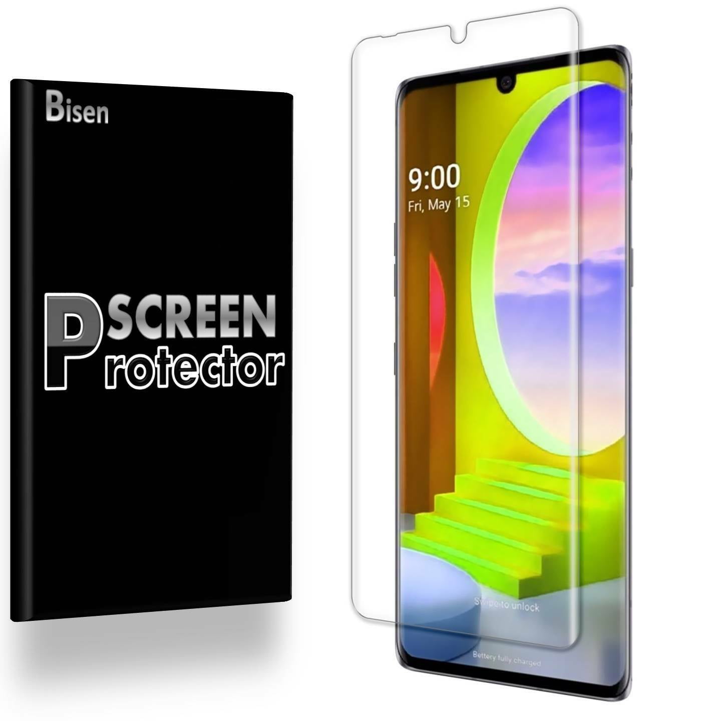 Fit For LG Velvet [3-Pack BISEN] Screen Protector, Full Coverage, Edge ...