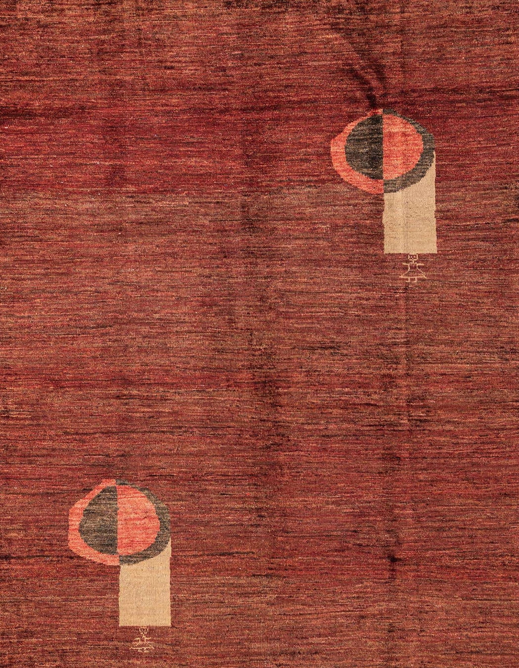 Ahgly Company Indoor Rectangle Abstract Red Abstract Area Rugs, 2' x 4 ...