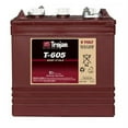 Trojan T-605 6V 210Ah Flooded Lead Acid GC2 Deep Cycle Battery x2 ...