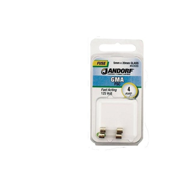 Fusible Jandorf 60686 GMA 5x20 mm 4A 125V de acción rápida | Bodega ...