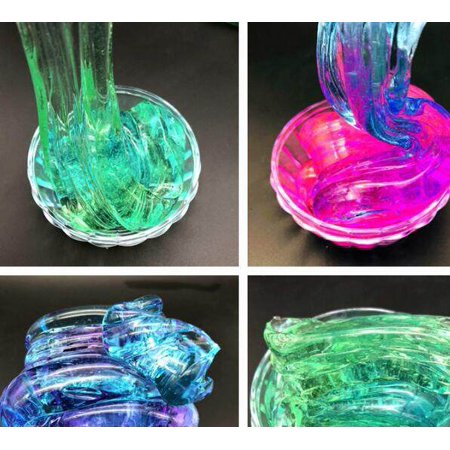 Fluffy Floam Slime Scented Stress Relief Kids Crystal Mud Sludge Toys ...