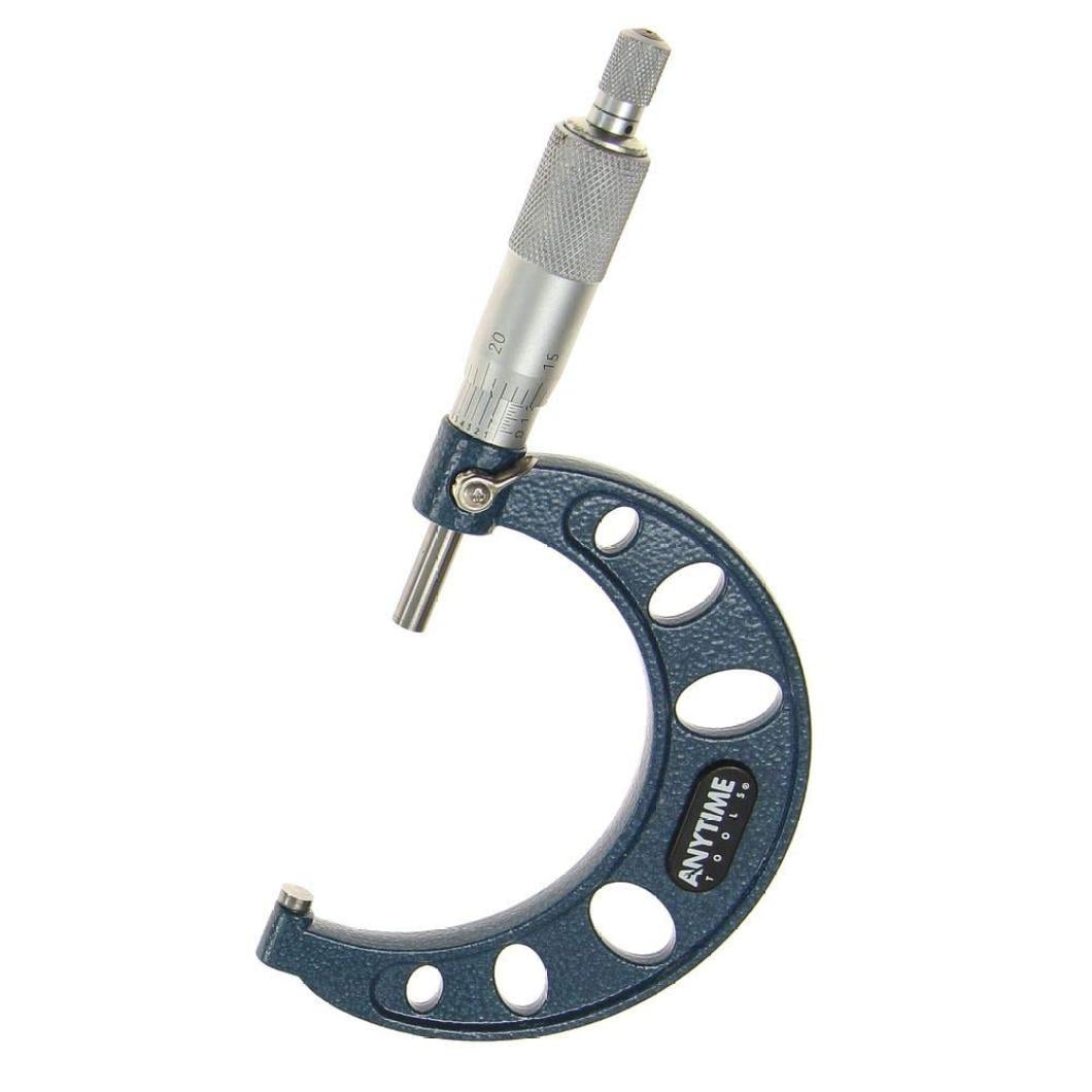 Buy Anytime Tools Outside Micrometer Set 0-6 Premium Round Frame 0.0001 ...