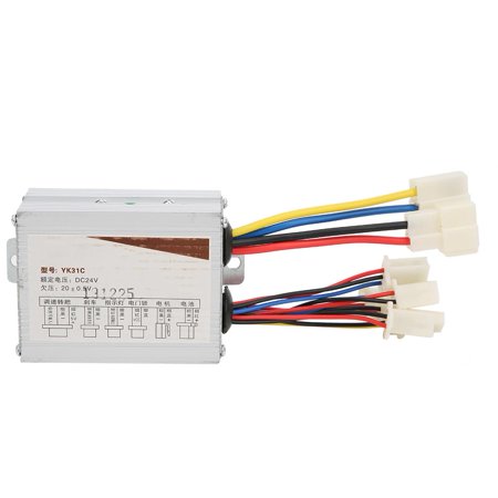 Sonew Thumb Throttle Grip,Brush Controller,24V500W Brush E-Bike Controller and Long Line Thumb ...