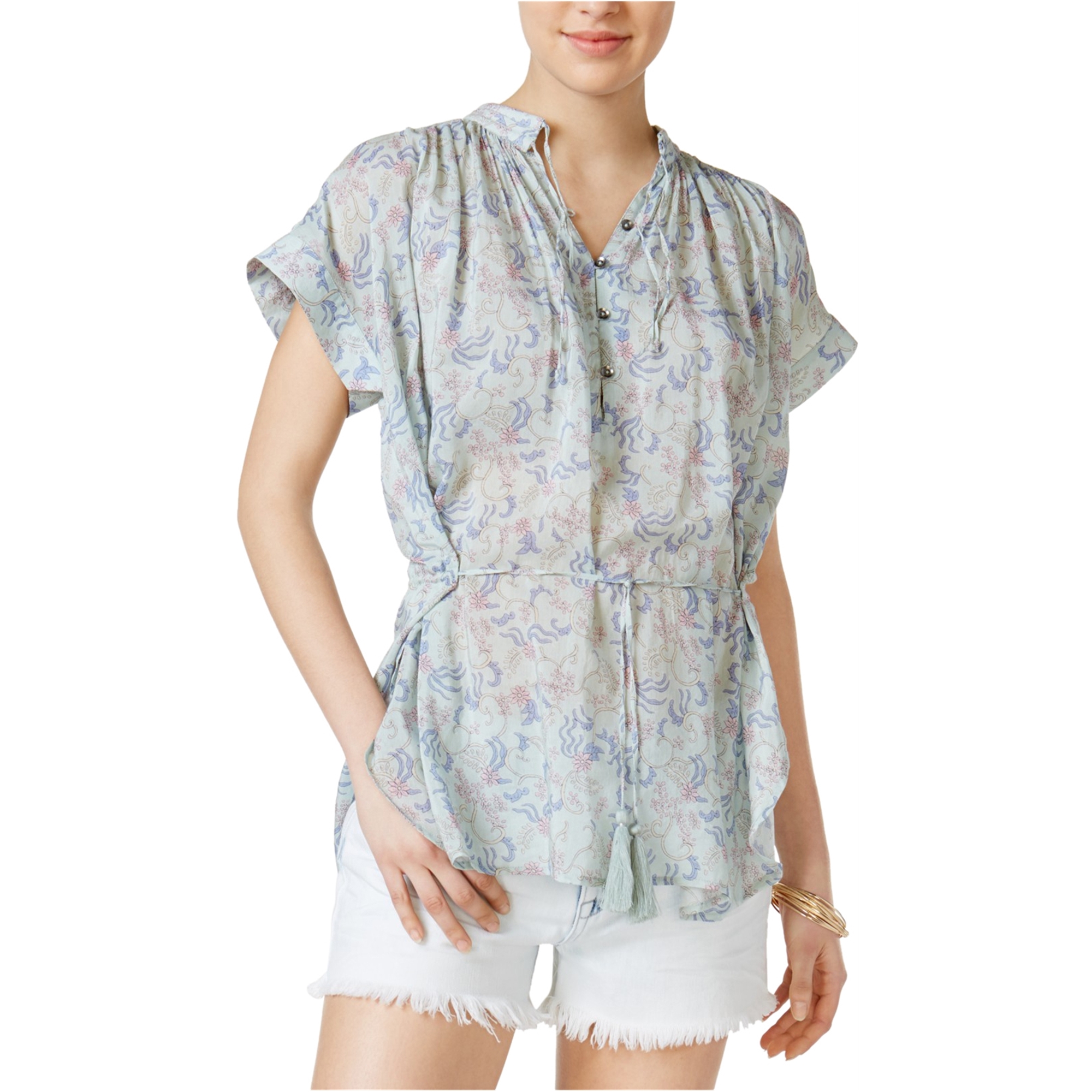 William Rast - William Rast Womens Alannah Knit Blouse - Walmart.com ...