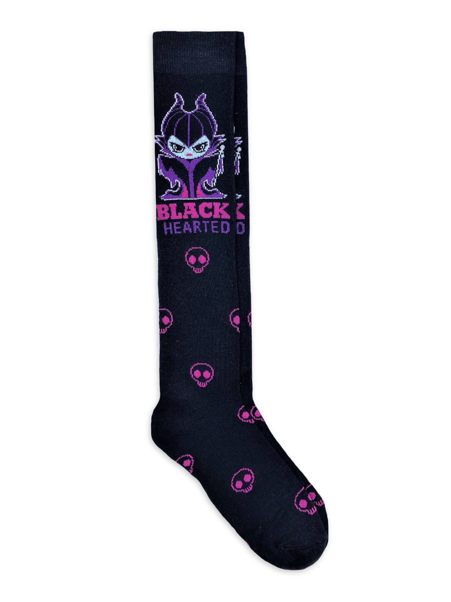 Disney Villains Halloween Women's Knee High Socks, 1-Pack, Size 4-10 ...