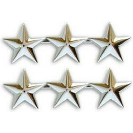 USMC Lt. General 3 Star Collar Rank Insignia - Walmart.com
