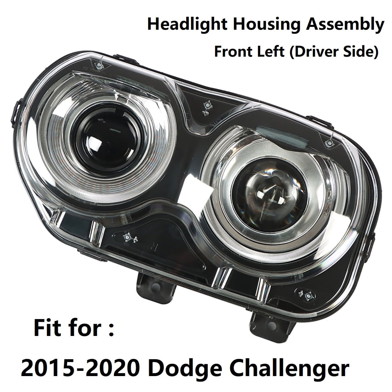 Labwork Headlight Assembly Black Headlamp Housing 68174064AF Fit for ...