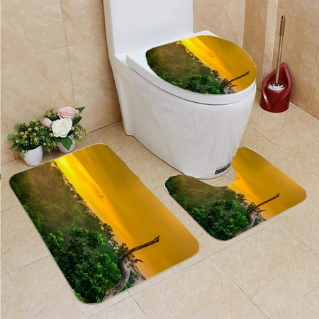 EREHome Sunset Over Brazilian Rainforest in Amazon Region 3 Piece ...