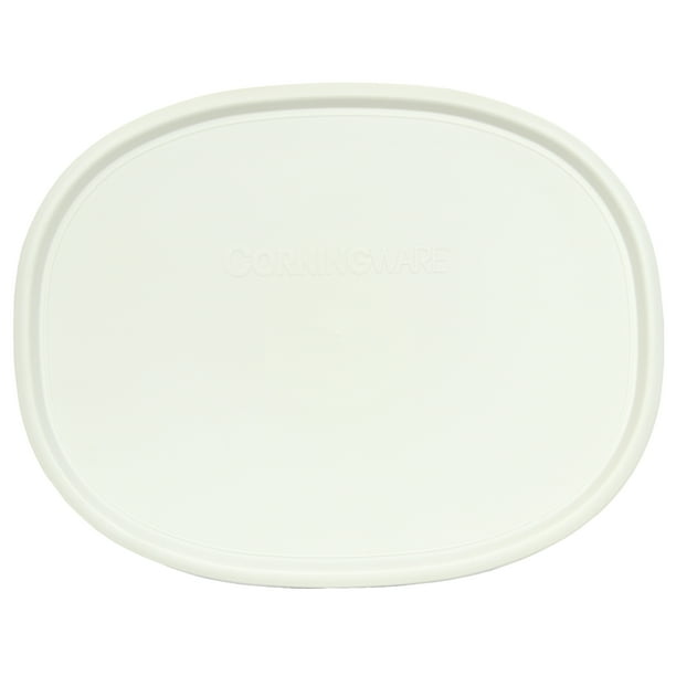 Corningware F-2-PC Oval French White Plastic Storage Replacement Lid ...