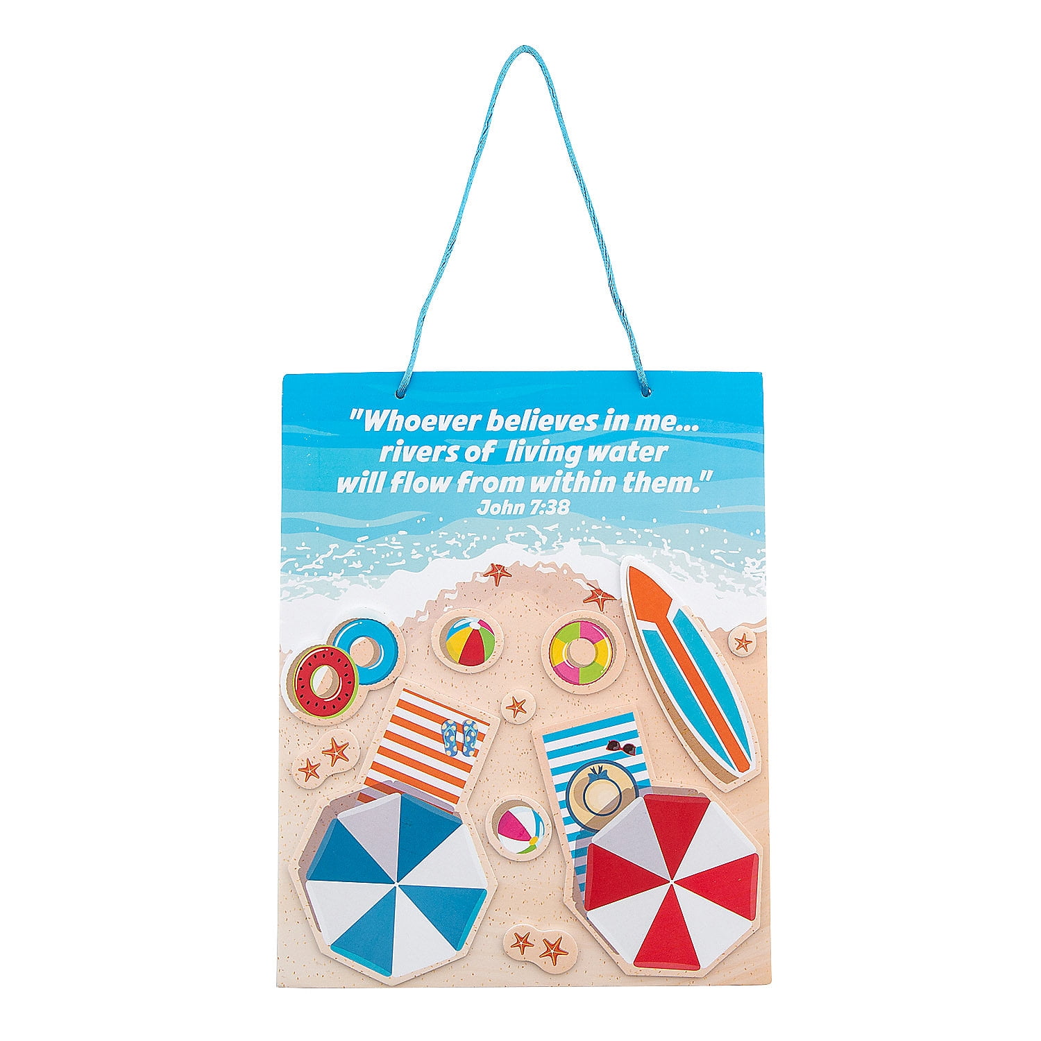 Make a Splash VBS Overall Verse Sign Craft Kit - Makes 12 - Walmart.com