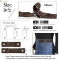 JASGOOD Elastic Belts for Men Women No Buckle Side Belt Stretch ...