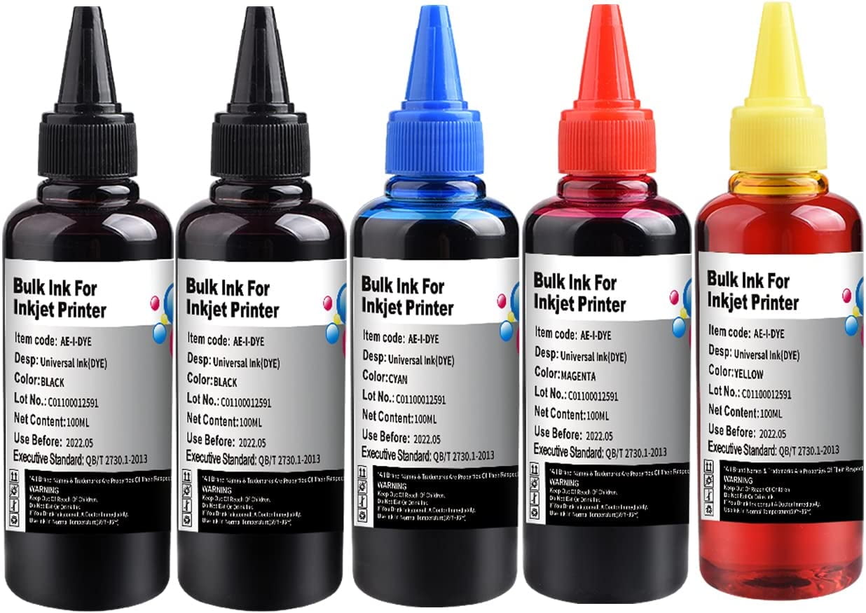 Buy Universal Dye Ink Refill Kit for HP Canon Brother Lexmark Printers ...