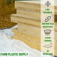 Farm Plastic Supply - Dura Skrim 6 Mil Sheeting (20'x10') - Tear ...