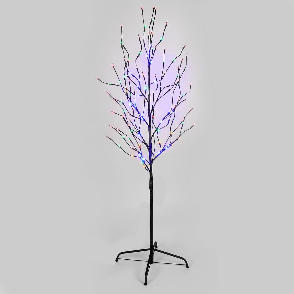Perfect Holiday 4ft 88 LED Lighted Twig Tree - Walmart.com
