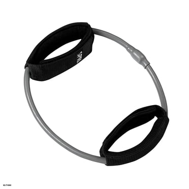 CanDo tubing exerciser with ankle cuffs, yellow - Walmart.com