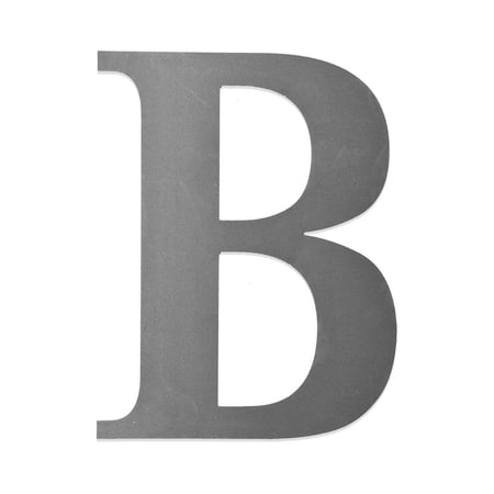 Rusted Orange CRAFTWORKS 9" Classic Metal Letter (B) Metal Alpha Letter ...