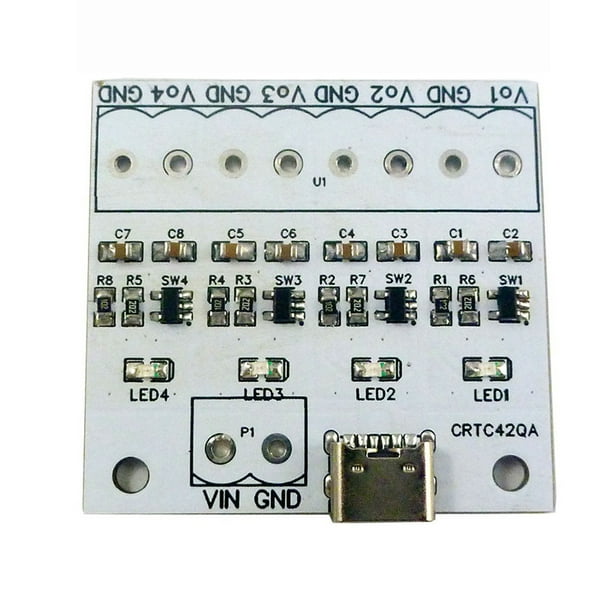 Electronicheart 4 Channels Type-C 3.7V Battery Charging Module ...