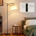 Ambimall Floor Lamps with Smart Light Bulb, RGB + Color Temperatures ...