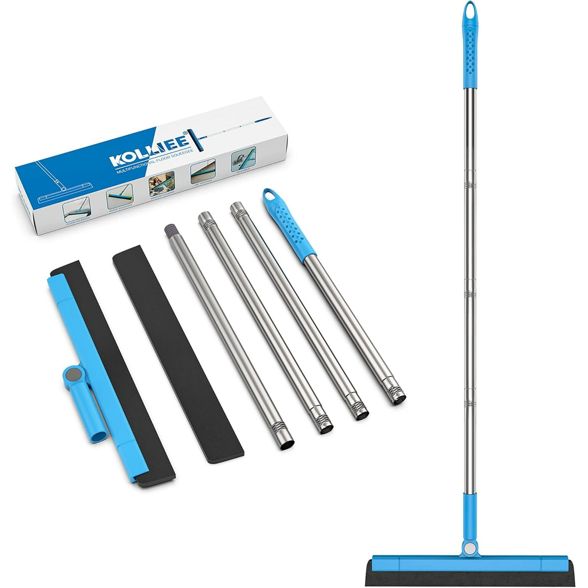 Click here for Siabc-Floor Squeegee Adjustable 59 Long Handle Pro... prices