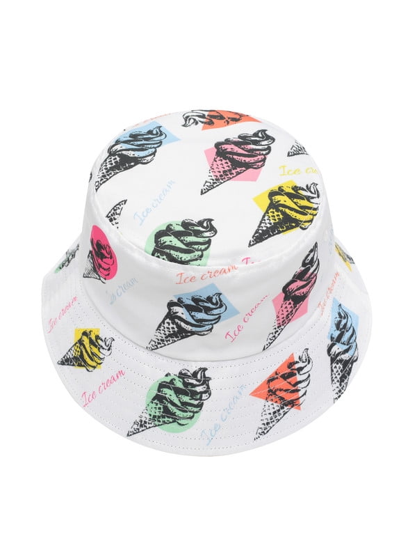 DLAPL Cute Print Bucket Hat for Women Men Teens Summer Beach Fisherman ...