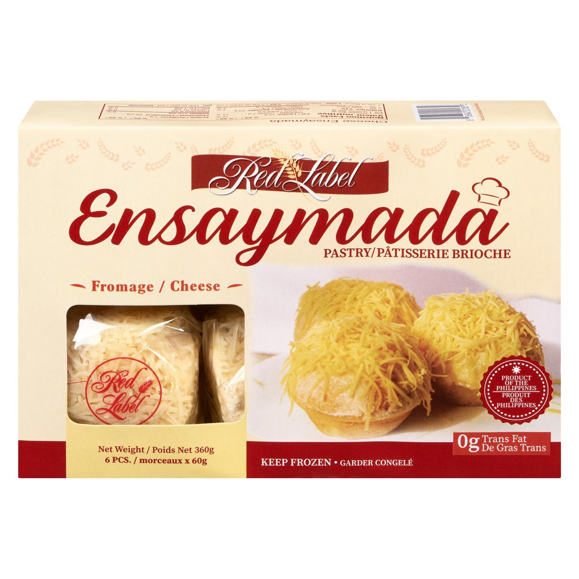 Click here for Red Label Frozen Ensaymada - Cheese Flavour Filipi... prices