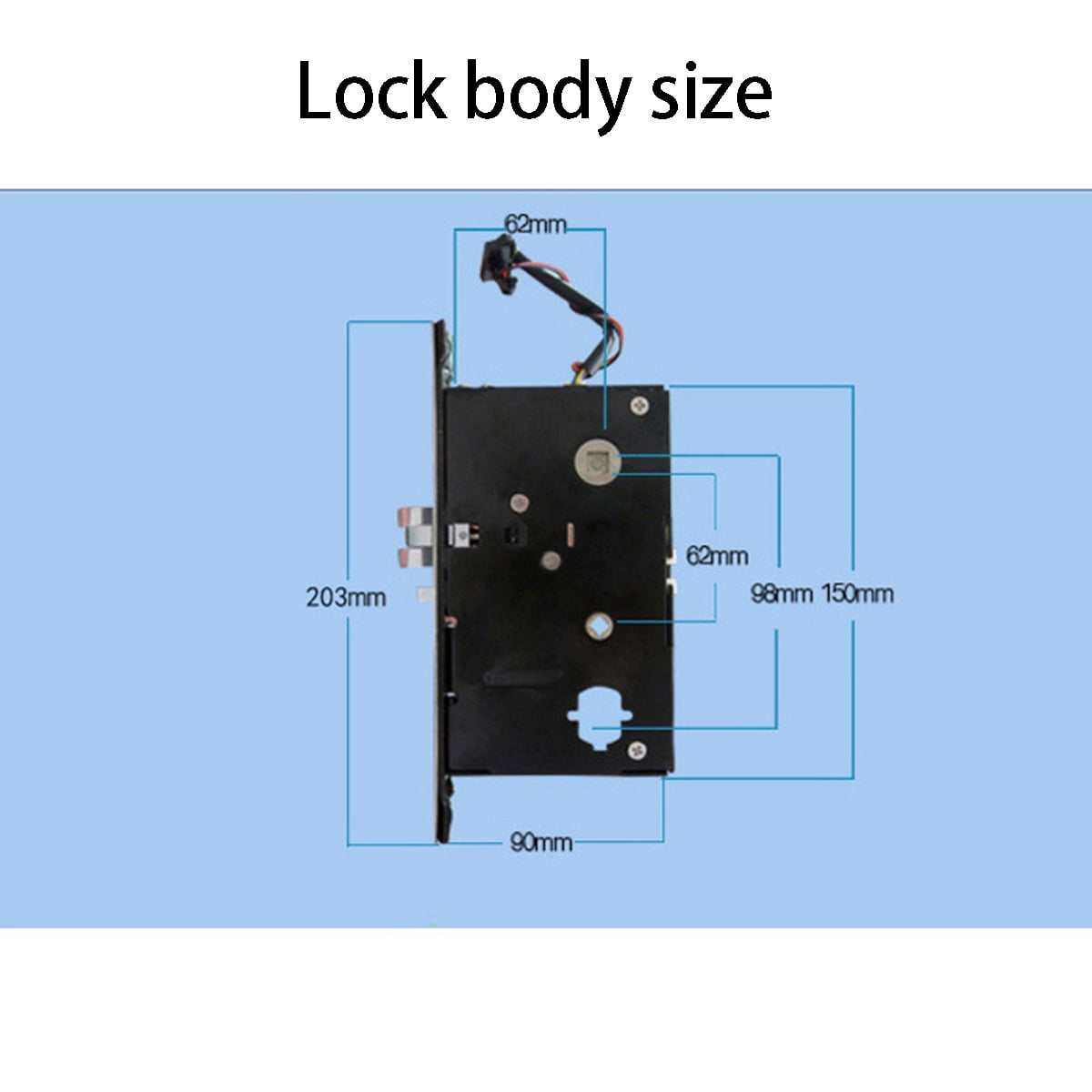 Smart Door Magnetic Card Door Lock Key Lock Anti-theft Security for ...