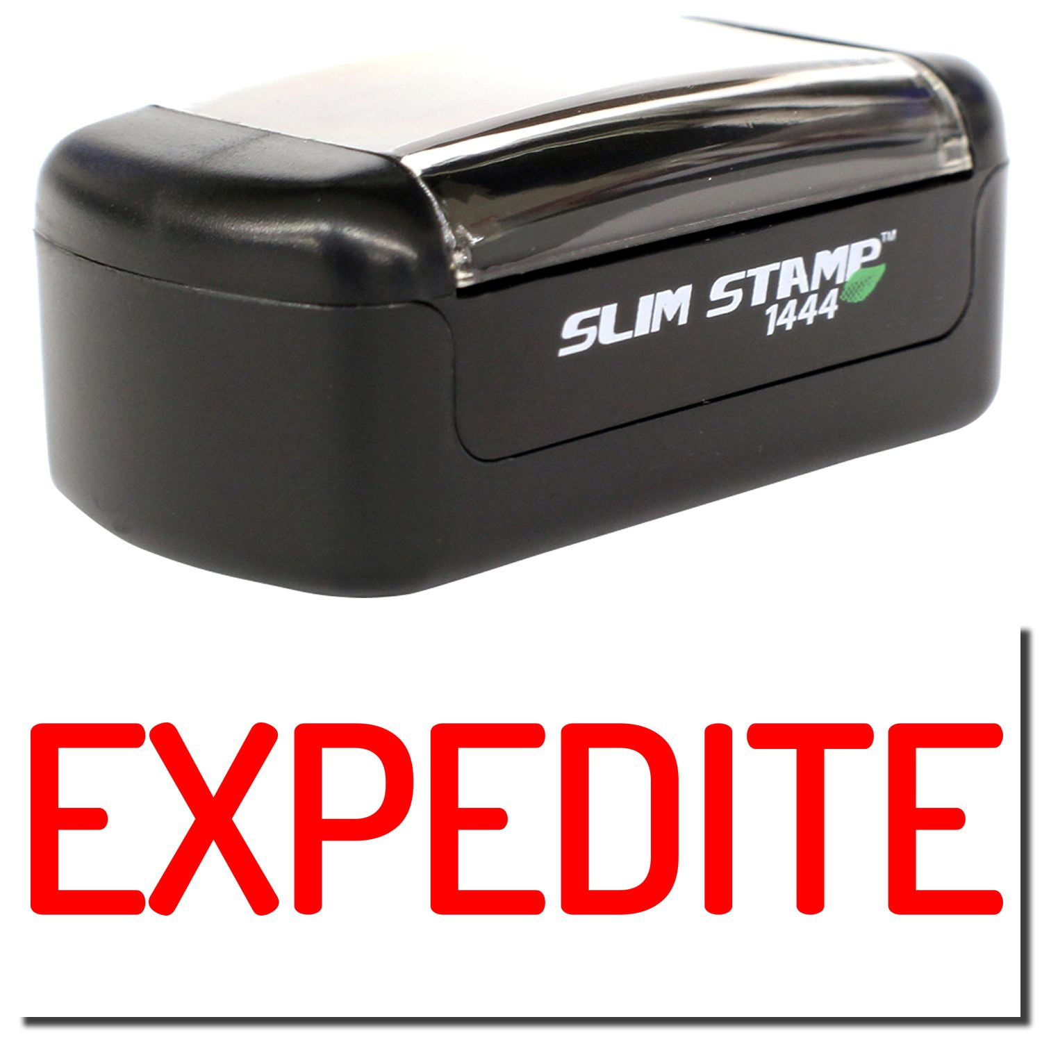 Slim Pre-Inked Narrow Expedite Stamp, Slim 1444, Ultra Slim Design ...