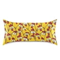 Cartoon Chickens Their Bodie Pattern King Size Satin Pillowcase 40''x20 ...