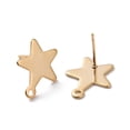 201 Stainless Steel Stud Earring Findings with Horizontal Loop and 316 ...