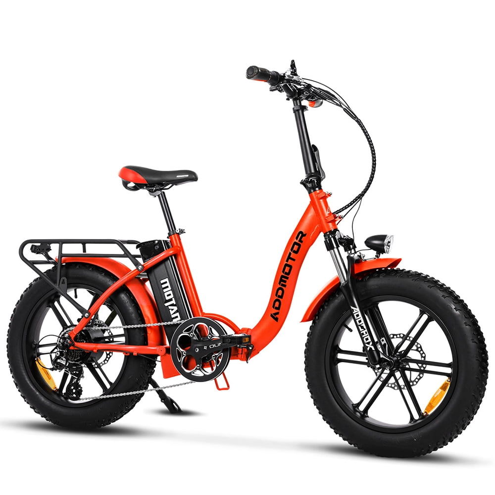 Buy Addmotor Folding Electric Bike, 750W Fat Tire Step-Thru Electric ...
