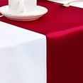 hejhncii Satins Table Runners Solid Color, 12x108Inch, Elegant ...