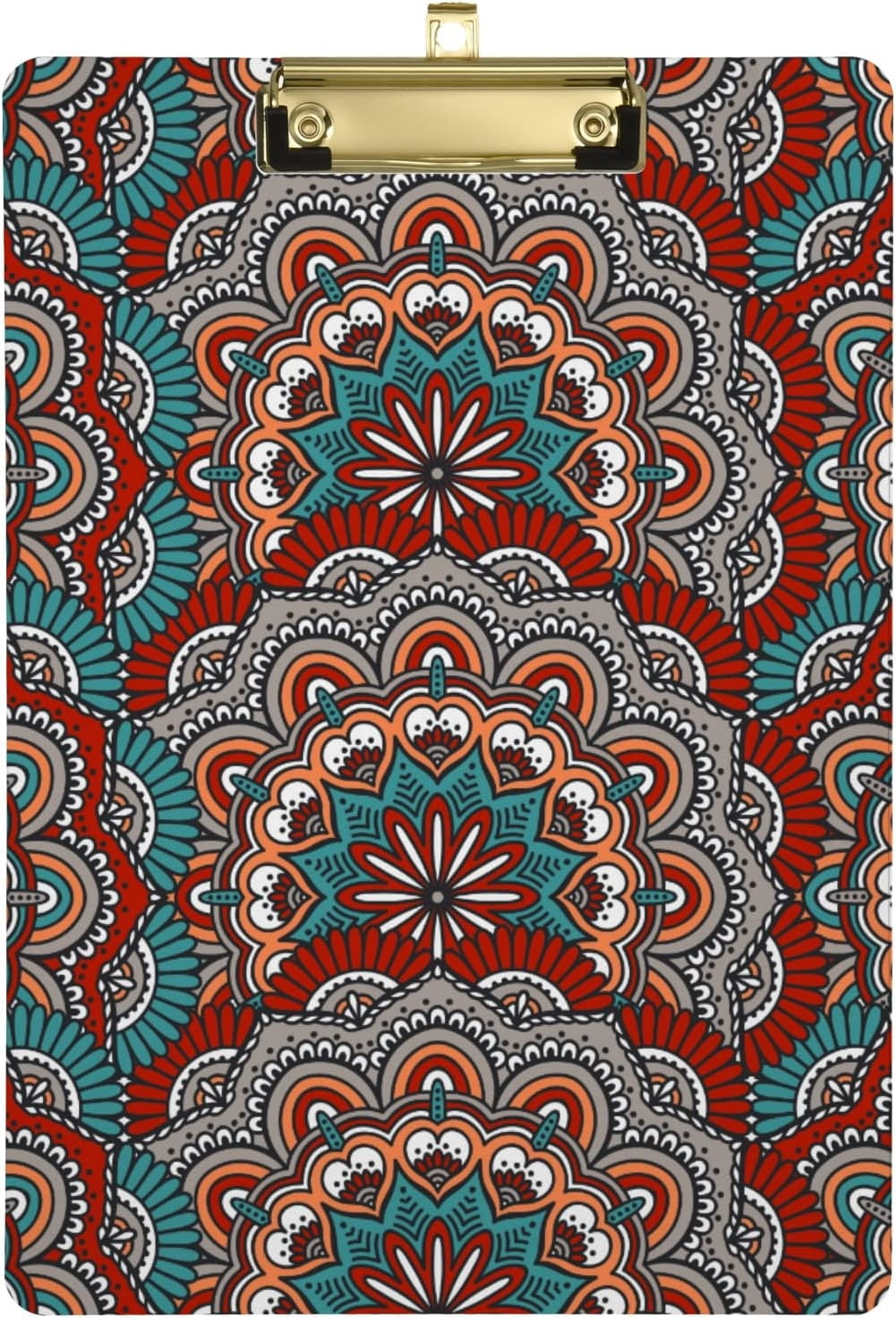 ZHANZZK Paisley Boho Mandala Clipboard Hardboard Wood Nursing Clip ...