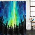 60x72 Inch Shower Curtains for Bathroom, North Lights Fabric Bath ...