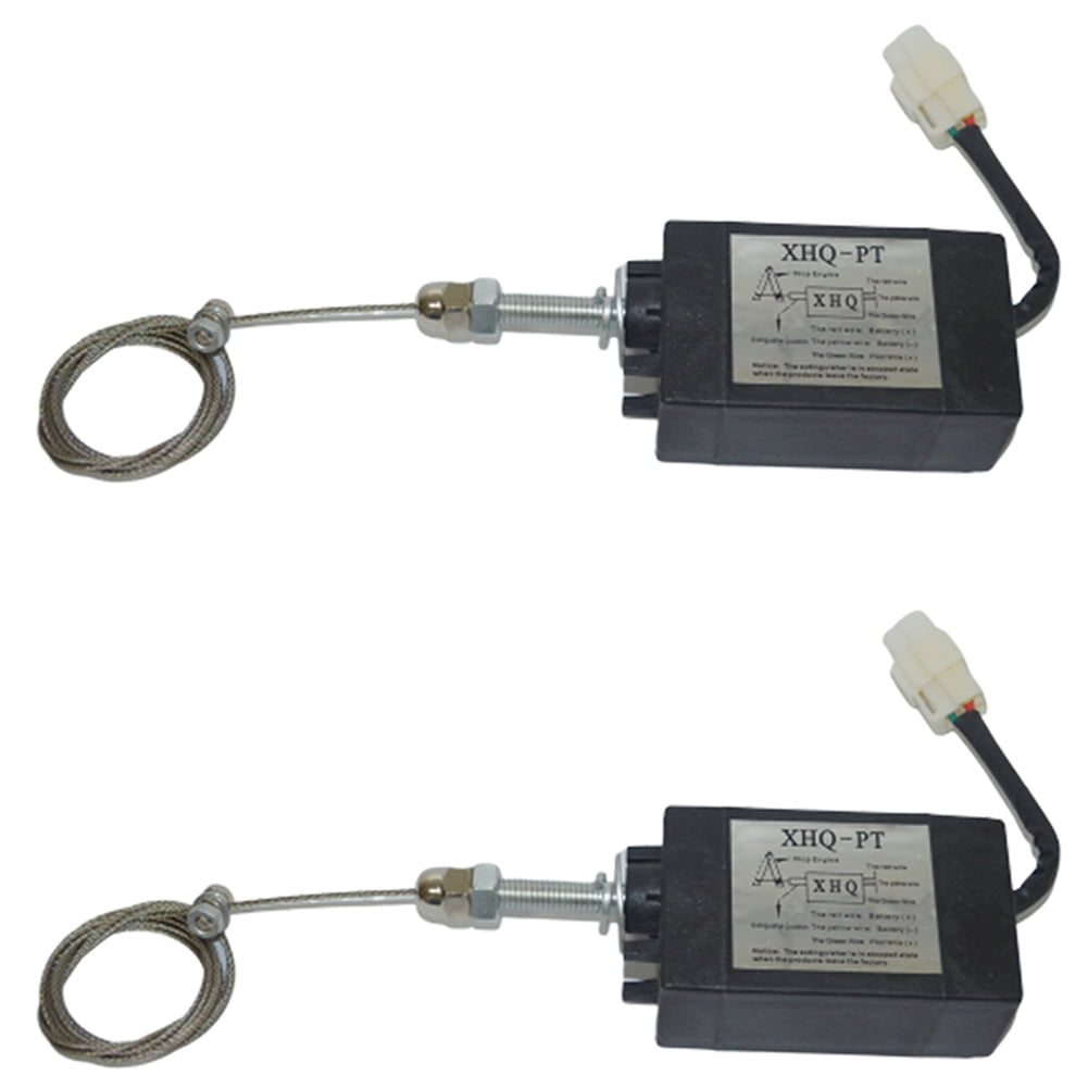 2X Normalmente Cerrada DC 12V Motor de Dispositivo de Flameout Parada ...