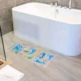 Cartoon Kids Bath Mat - Non Slip Bathtub Mat 35x16 Inch XL Large Size ...