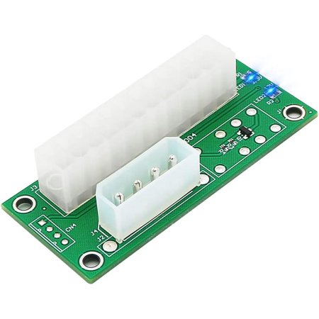 Upgrade Version Dual PSU Multiple Power Supply Adapter, Synchronous ...