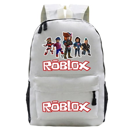 Anime Roblox Backpack Beige Travel Bag Polyester School Bag | Walmart ...